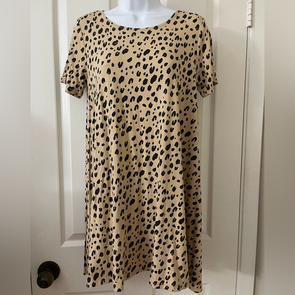Fighting Eel | Dresses | Nwt Fighting Eel Dress Stella Leopard Print ...